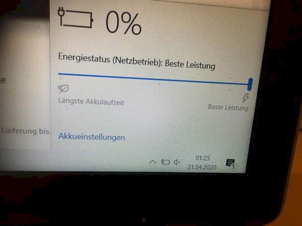 0% battery on laptop despite charging? - TapLaptop